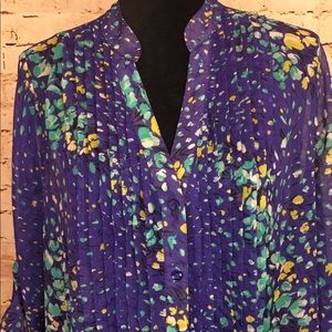 Apt. 9 | Tops | Apt 9 Womens Blouse Floral Button Down Longsleeve ...